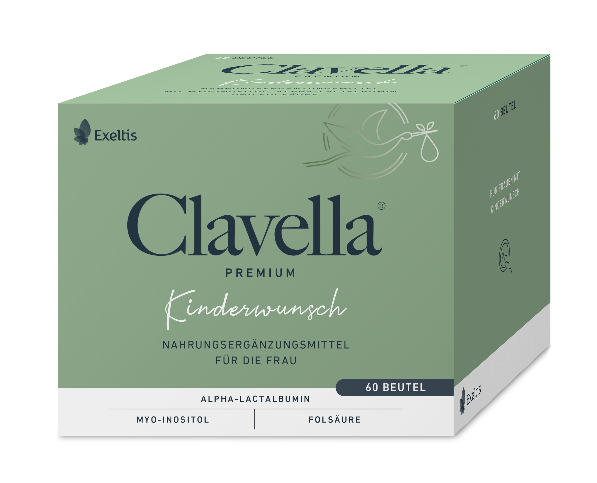 Clavella Premium – Dein Inositol-Duo für Kinderwunsch