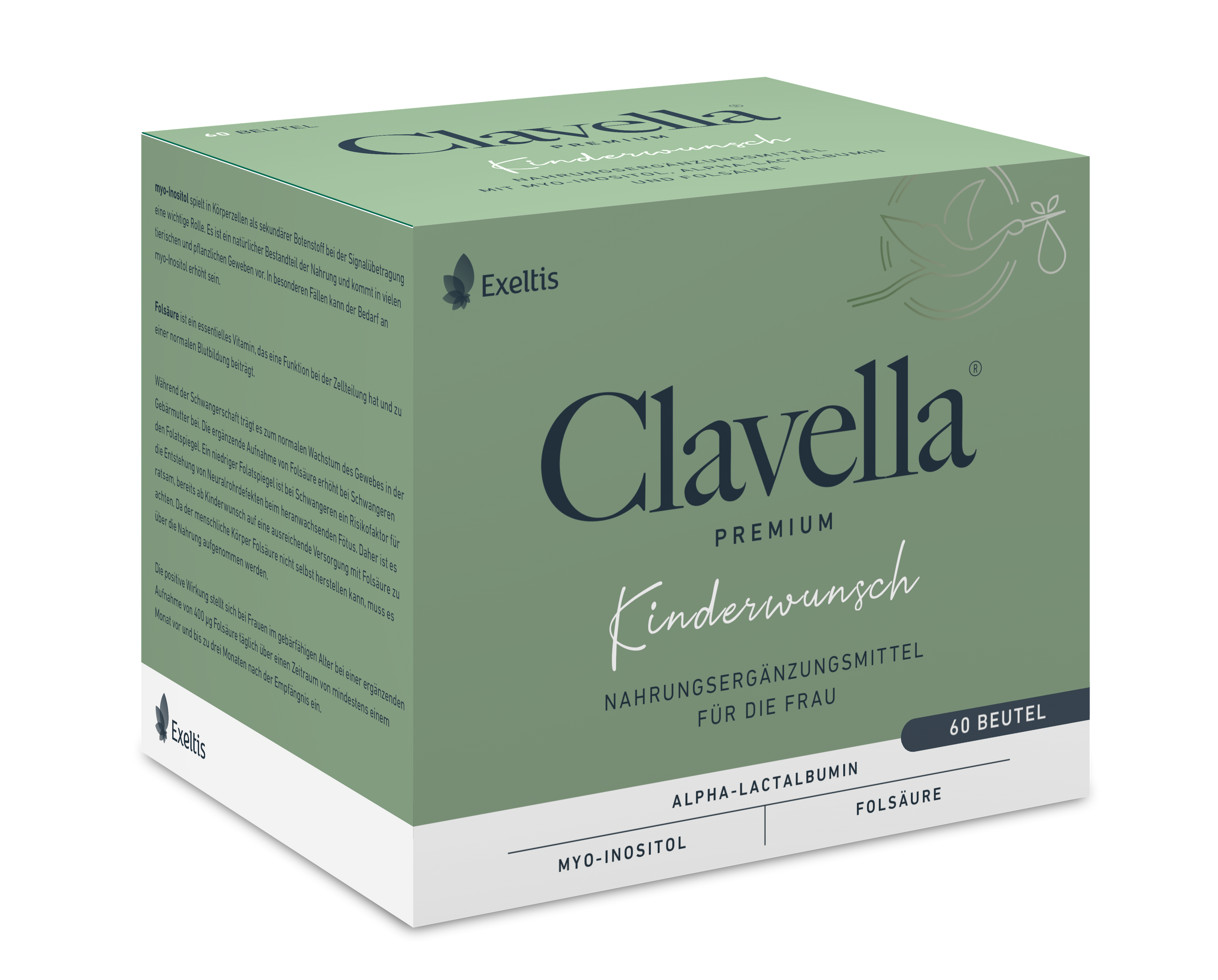 Clavella Premium – Dein Inositol-Duo für Kinderwunsch
